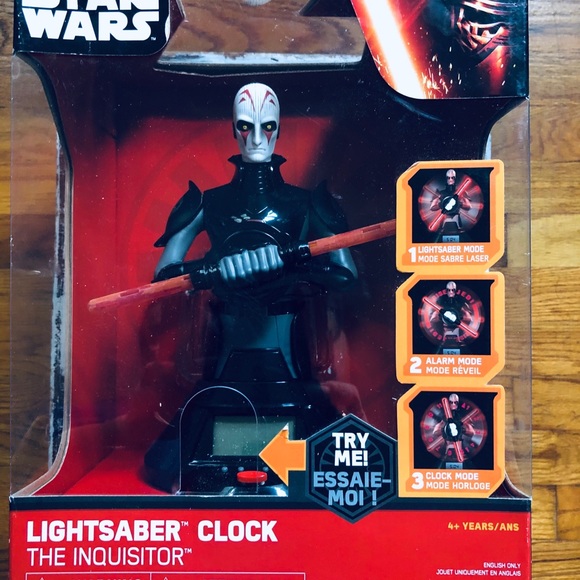 Disney | Toys | Star Wars Lightsaber Clock | Poshmark